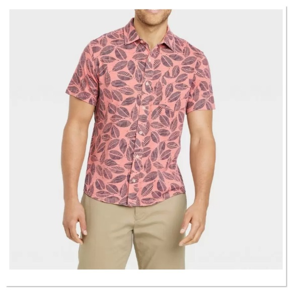 Goodfellow & Co | Shirts | Mens Short Sleeve Knit Button Down Shirt ...